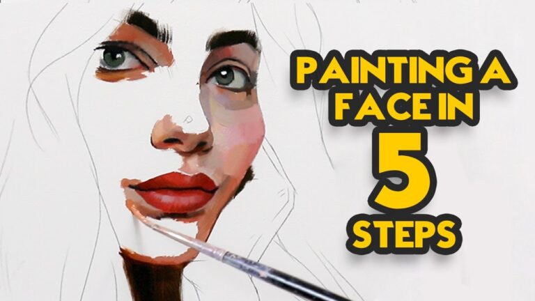 How to Paint a Face in 5 Easy Steps | Oil Painting Tutorial for ...
