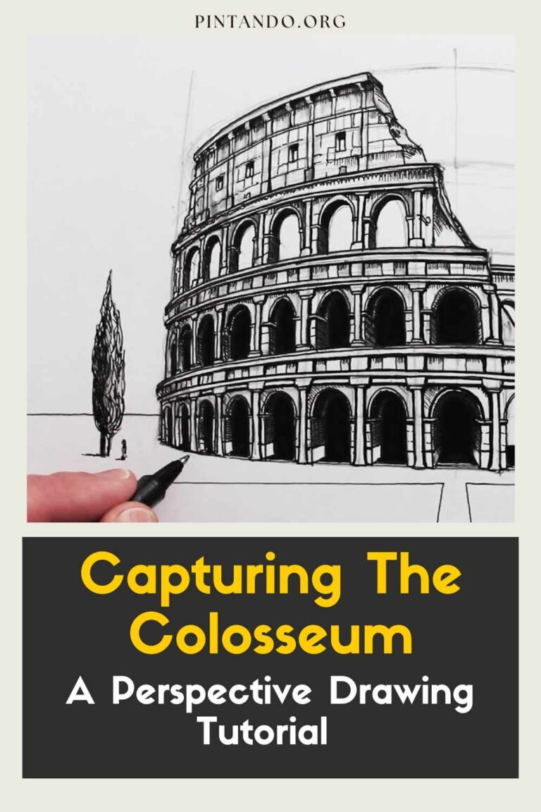 Capturing The Colosseum: A Perspective Drawing Tutorial - Pintando.org