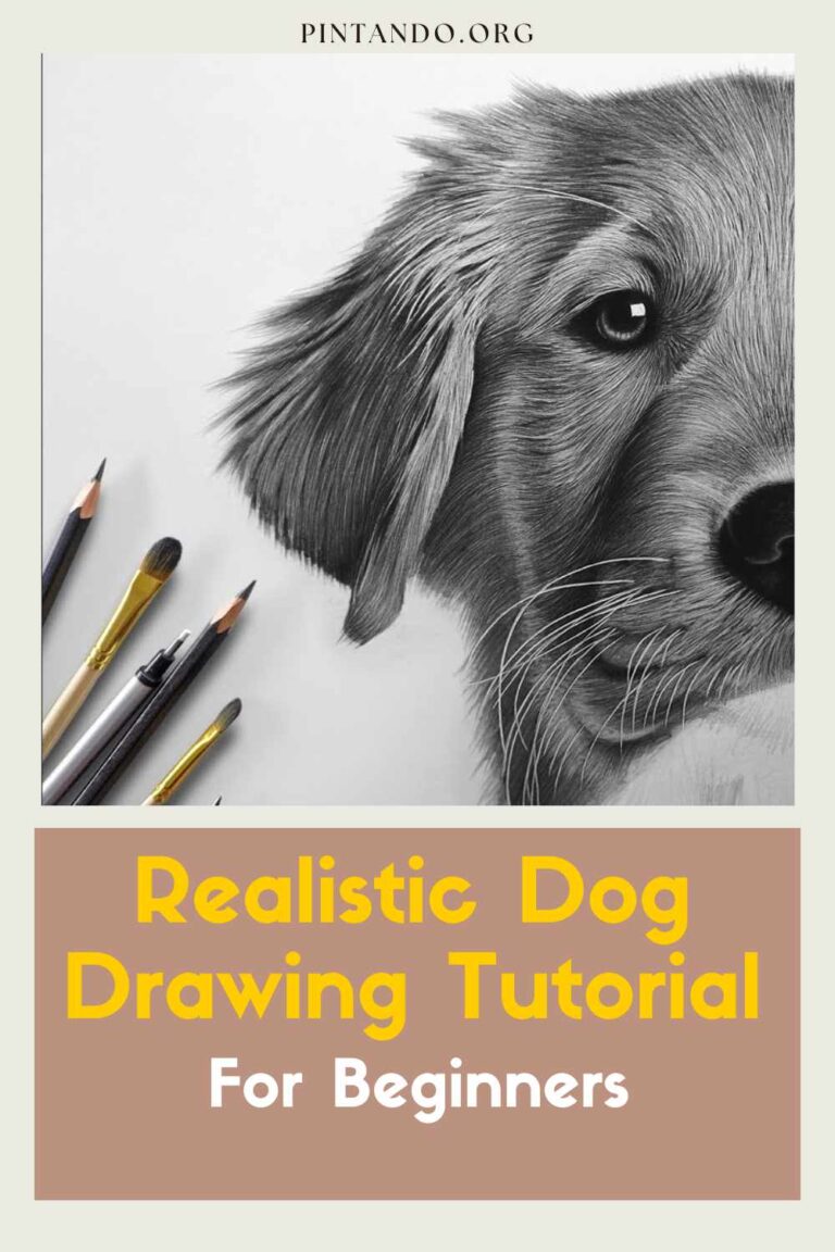 Realistic Dog Drawing Tutorial: For Beginners - Pintando.org