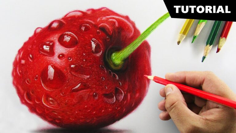 Cherry Illustration with Colored Pencils: A Beginner's Tutorial ...