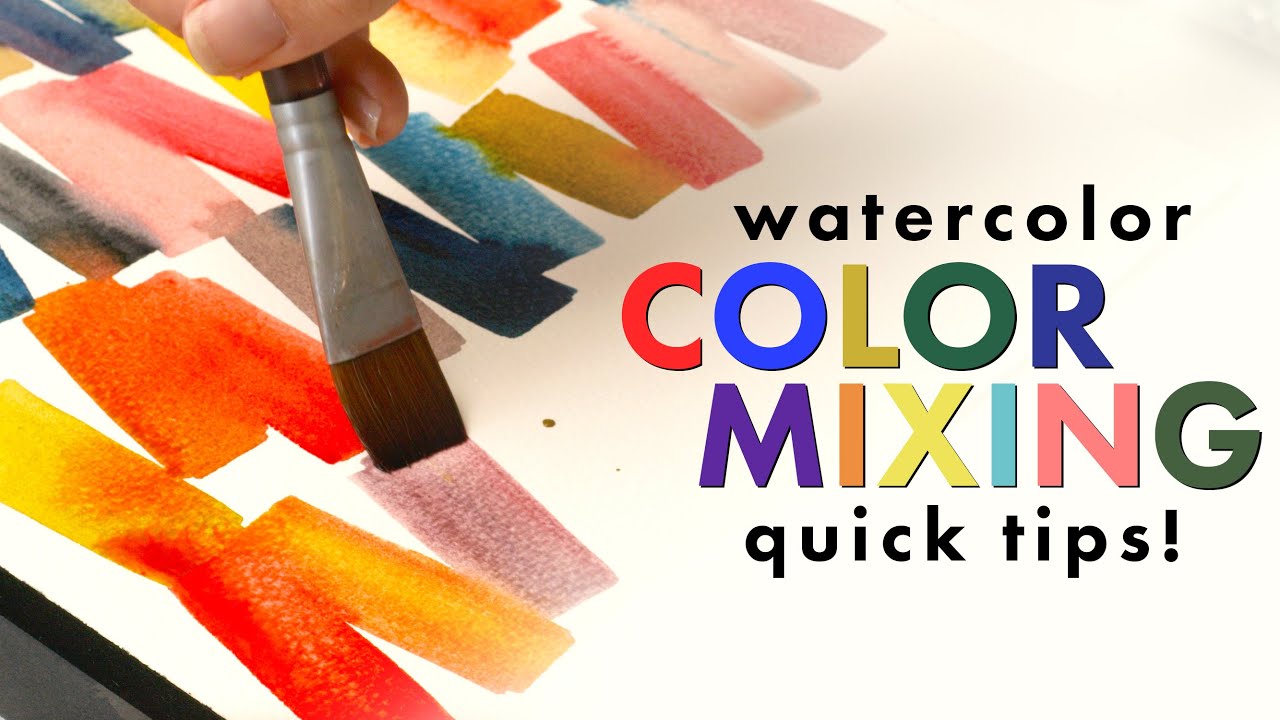 Watercolor Color Mixing - Quick & Essential TIPS - Pintando.org