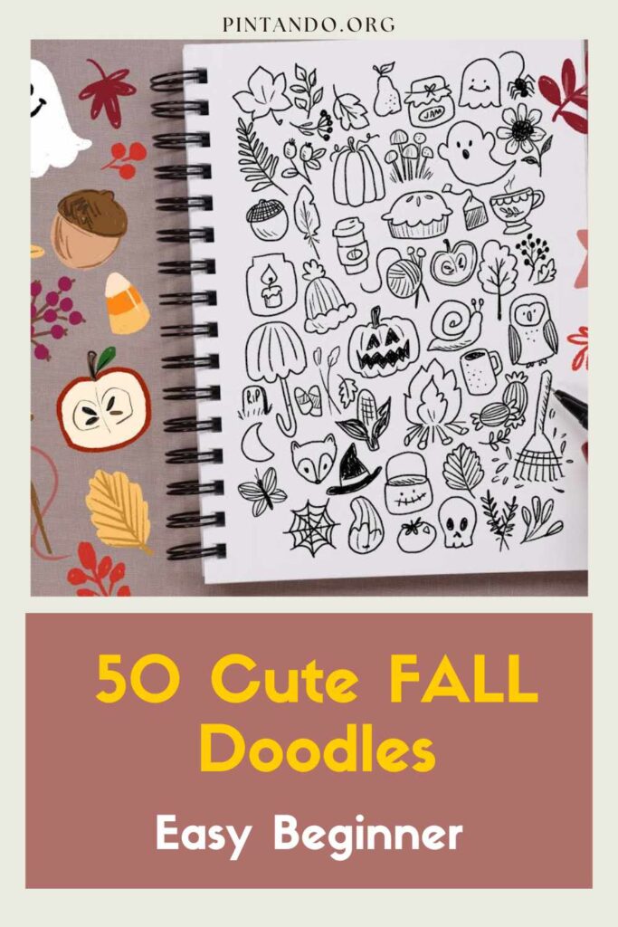 50 Cute FALL Doodles You Need to Know: Easy Beginner - Pintando.org