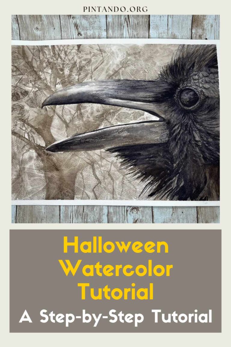 Halloween Watercolor Tutorial: A Step-by-Step Tutorial - Pintando.org