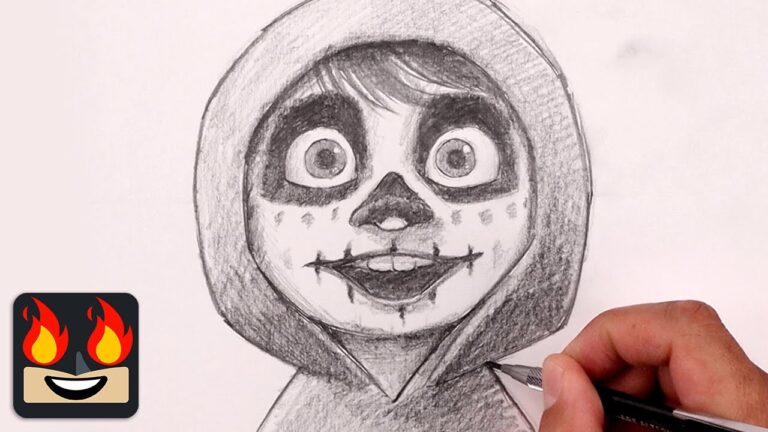 Coco Sketch Tutorial: Draw Miguel! - Pintando.org