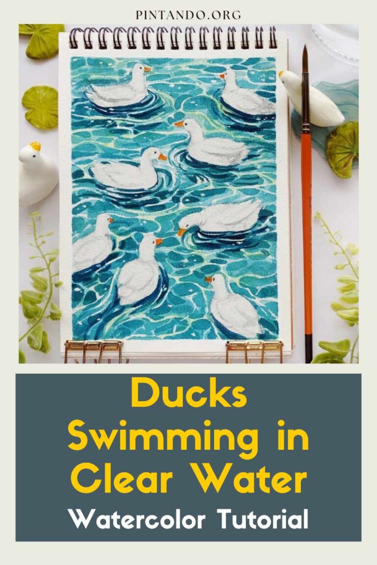 Ducks Swimming in Clear Water: Watercolor Tutorial - Pintando.org