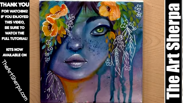 Fantasy Girl Eye: Acrylic Tutorial - Pintando.org