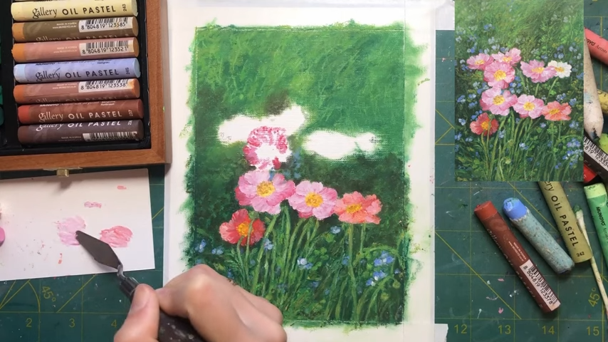 Blossoming with Oil Pastels: Floral Masterpieces - Pintando.org