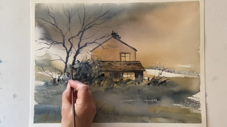 Beginner's Watercolor Landscape: Painting Tutorial - Pintando.org
