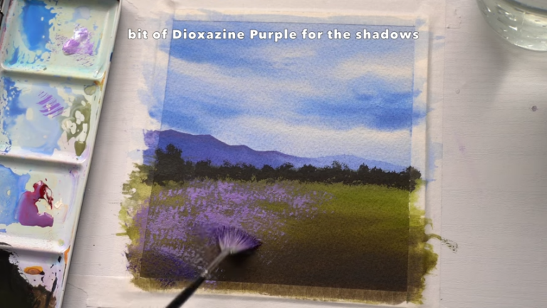 Watercolor Landscape: Tutorial For Beginners - Pintando.org