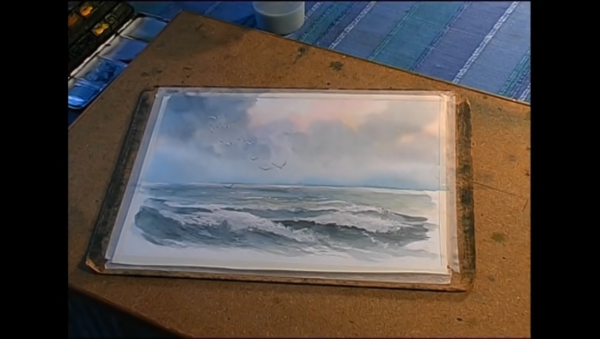Painting the Sea and Sky: Watercolour Tutorial - Pintando.org