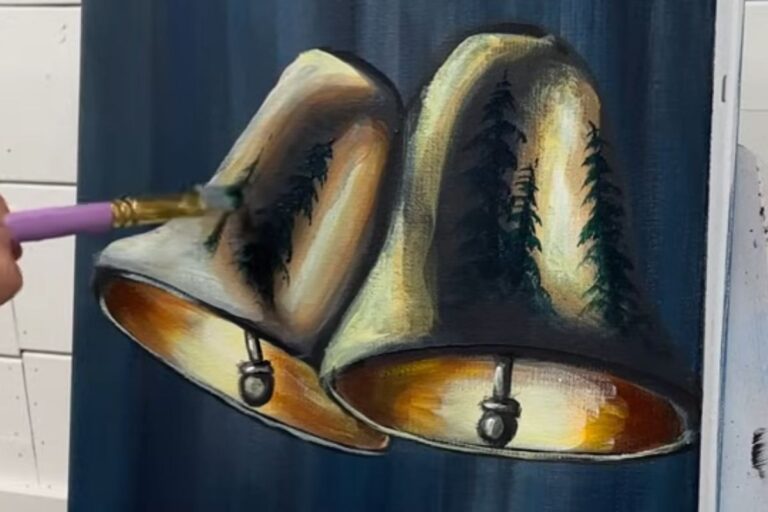 Christmas Bells: Acrylic Painting Tutorial - Pintando.org
