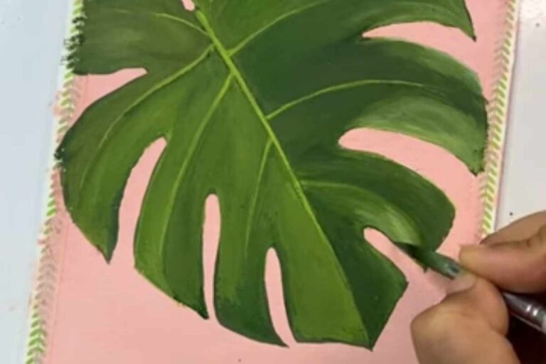 Monstera Plant: Step by Step Painting - Pintando.org